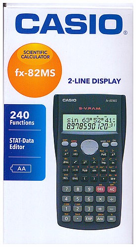 מחשבון מדעי קסיו FX-82MS | מחשבון מדעי/מילון דו לשוני | כלי כתיבה/מוצרי ...